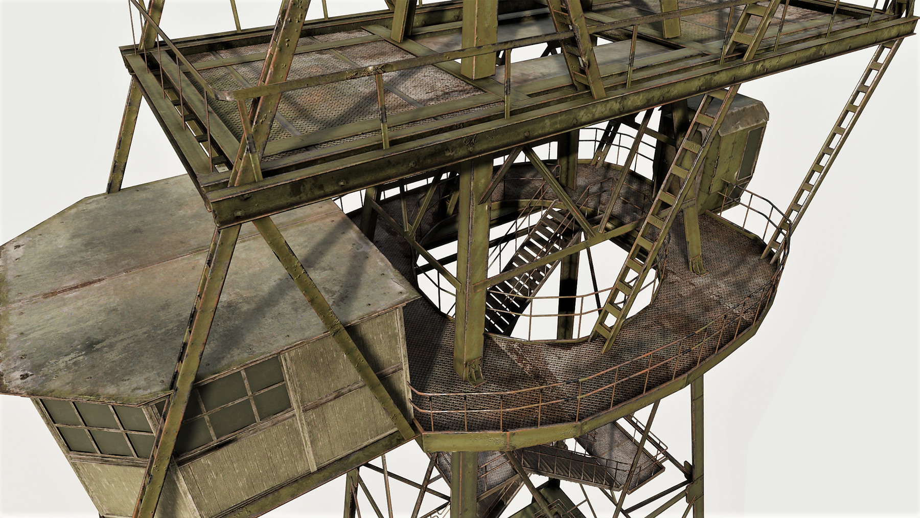 ArtStation - Large Old Crane PBR | Game Assets