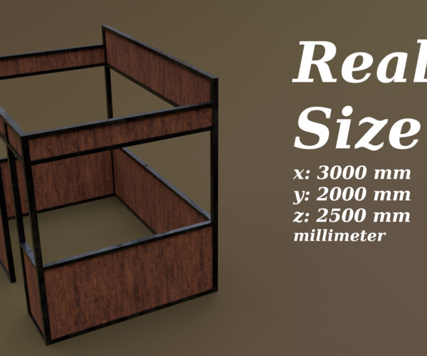 ArtStation - Stall stand 08 R | Resources