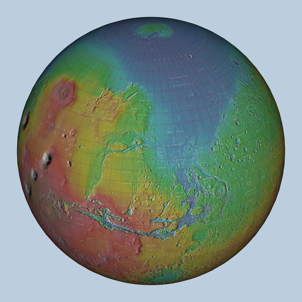 ArtStation - Mars 3D Globe 1 | Resources