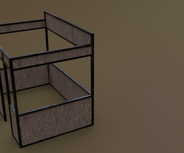 ArtStation - Stall stand 10 4in1 R - 4 PBR Texture 1 Model | Resources