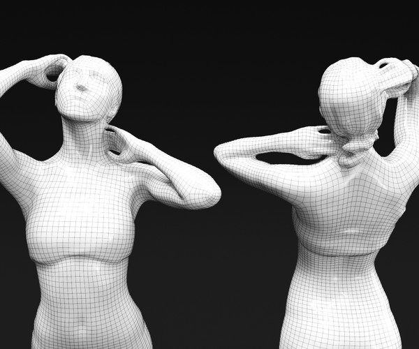 ArtStation - Scanned female sport bundle 9 poses | Resources