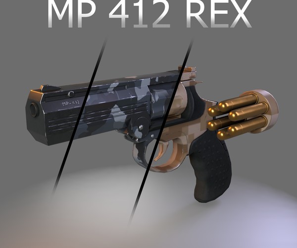 ArtStation - MP 412 REX | Game Assets