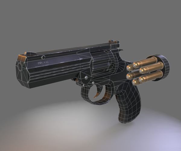 ArtStation - MP 412 REX | Game Assets