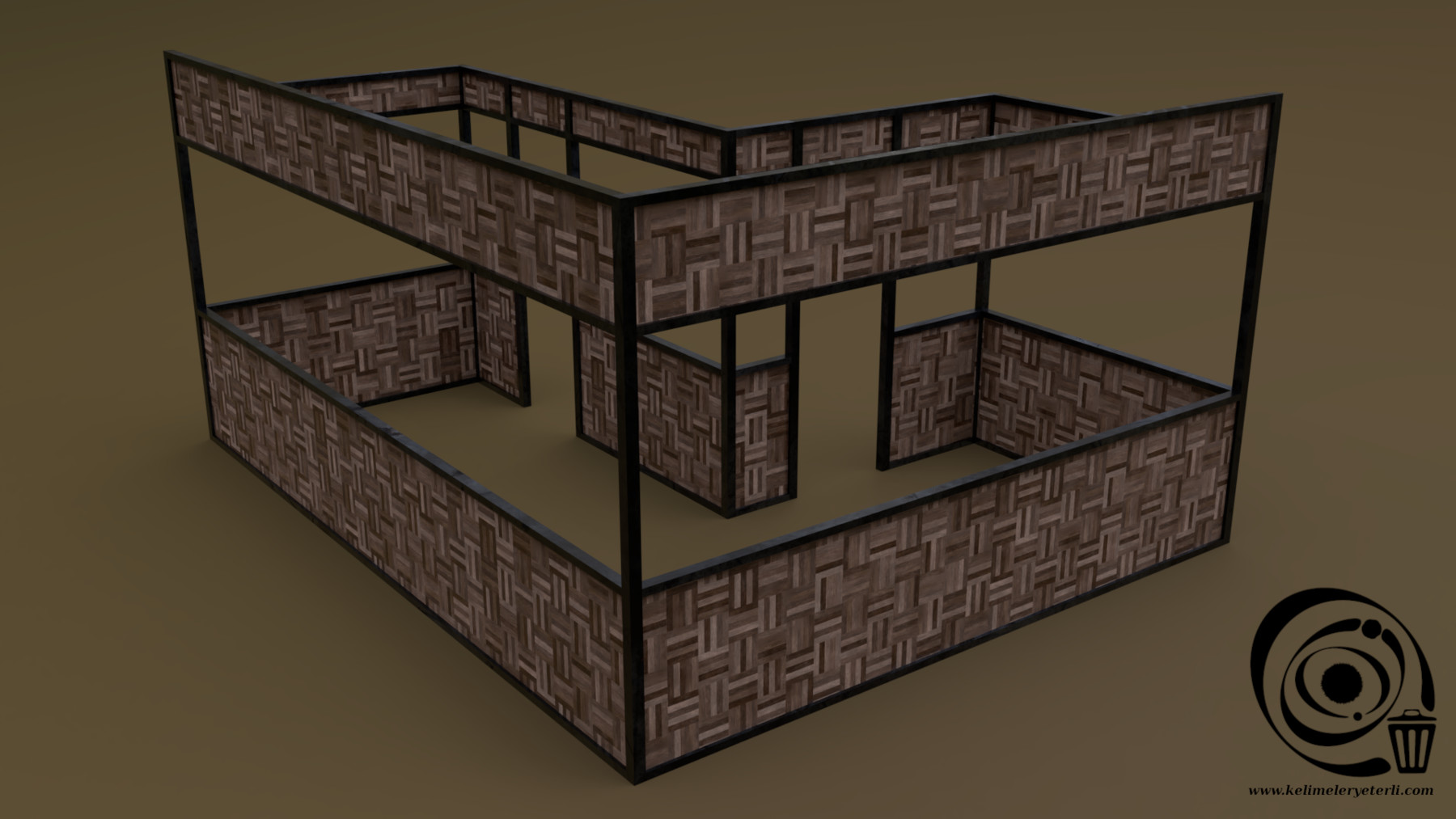 ArtStation - Stall stand 20 4in1 R - 4 PBR Texture 1 Model | Resources