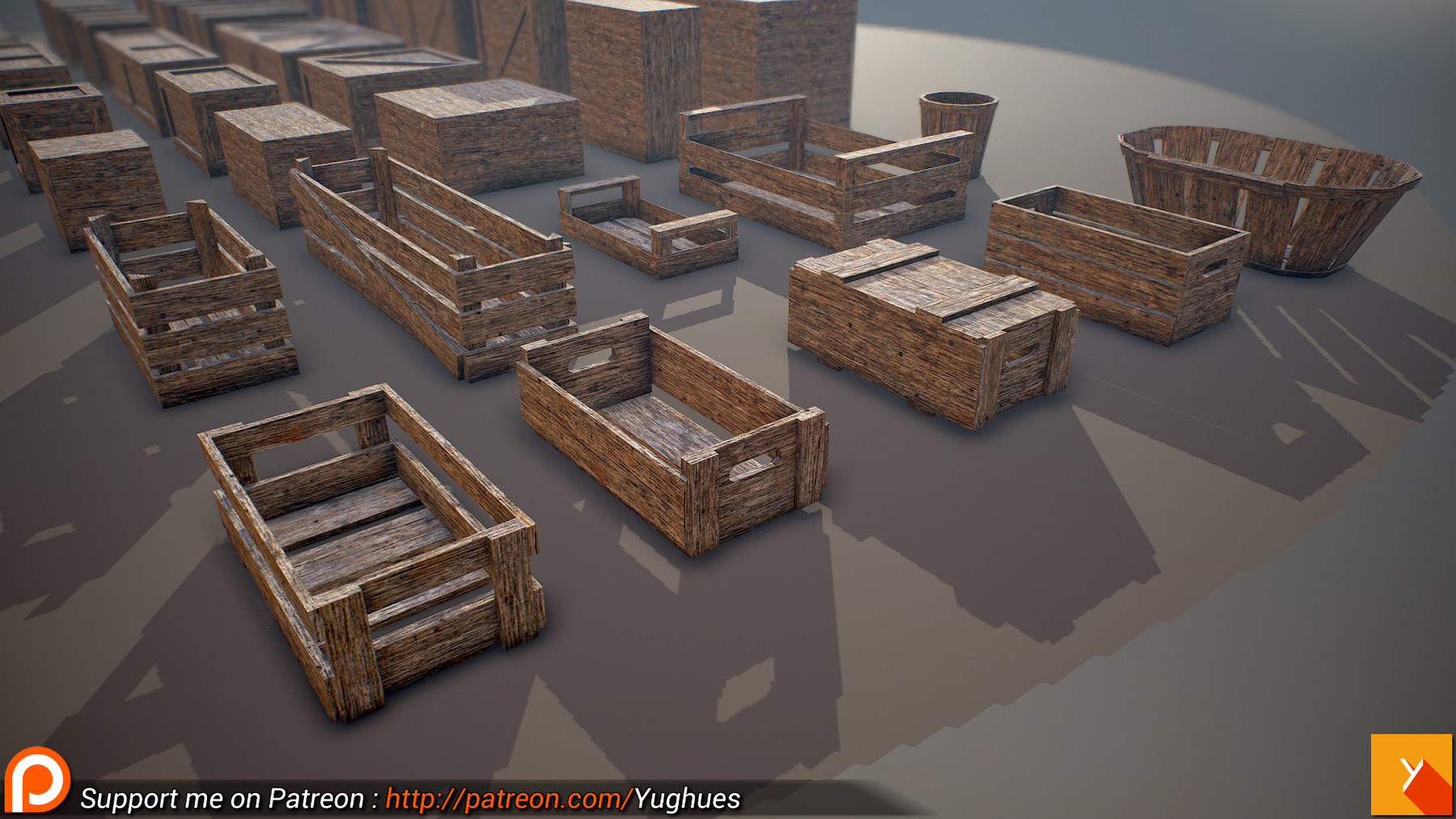 ArtStation - Yughues Wooden Crates | Game Assets