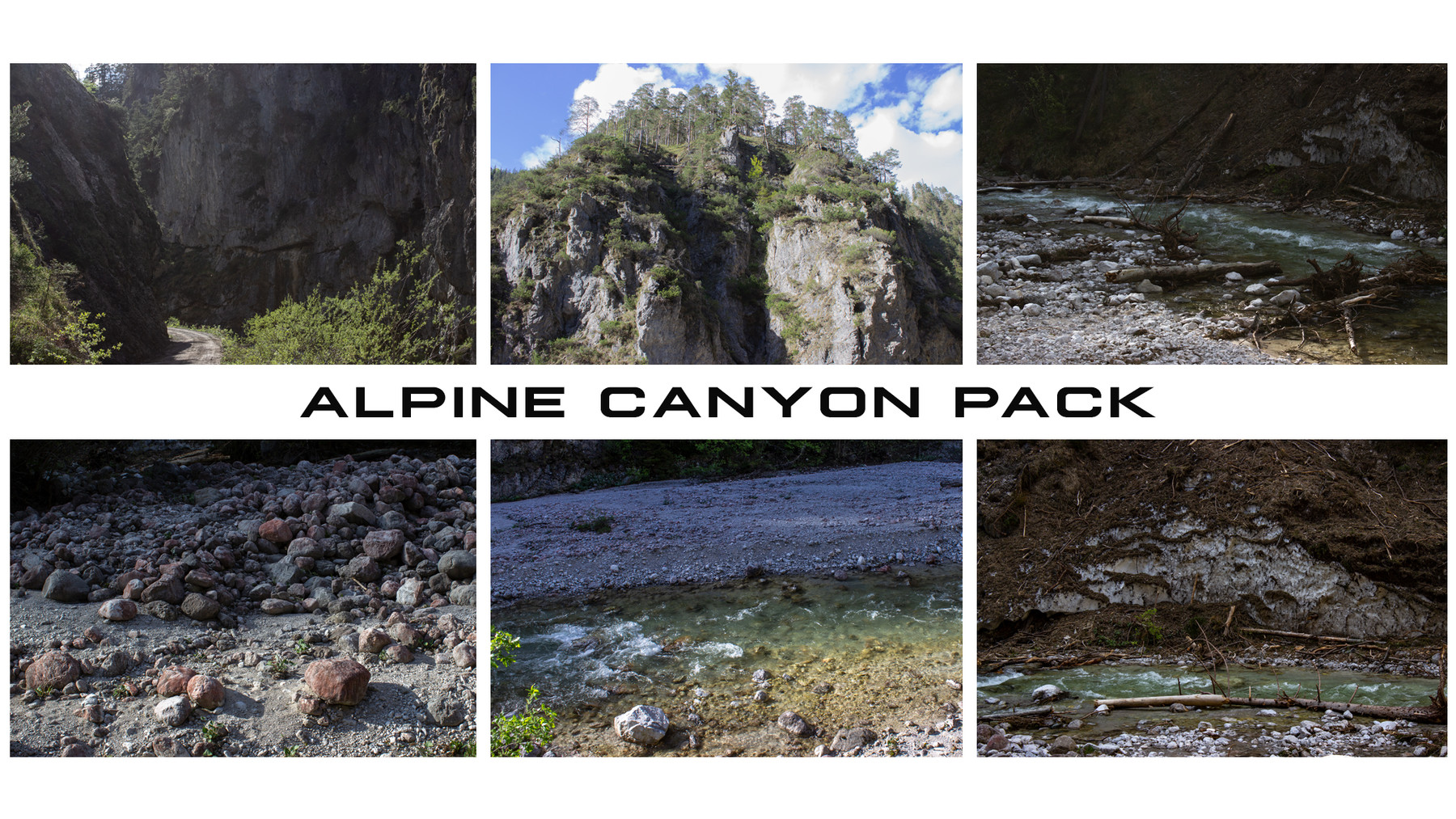 ArtStation - ALPINE CANYON REFERENCE PACK | Resources