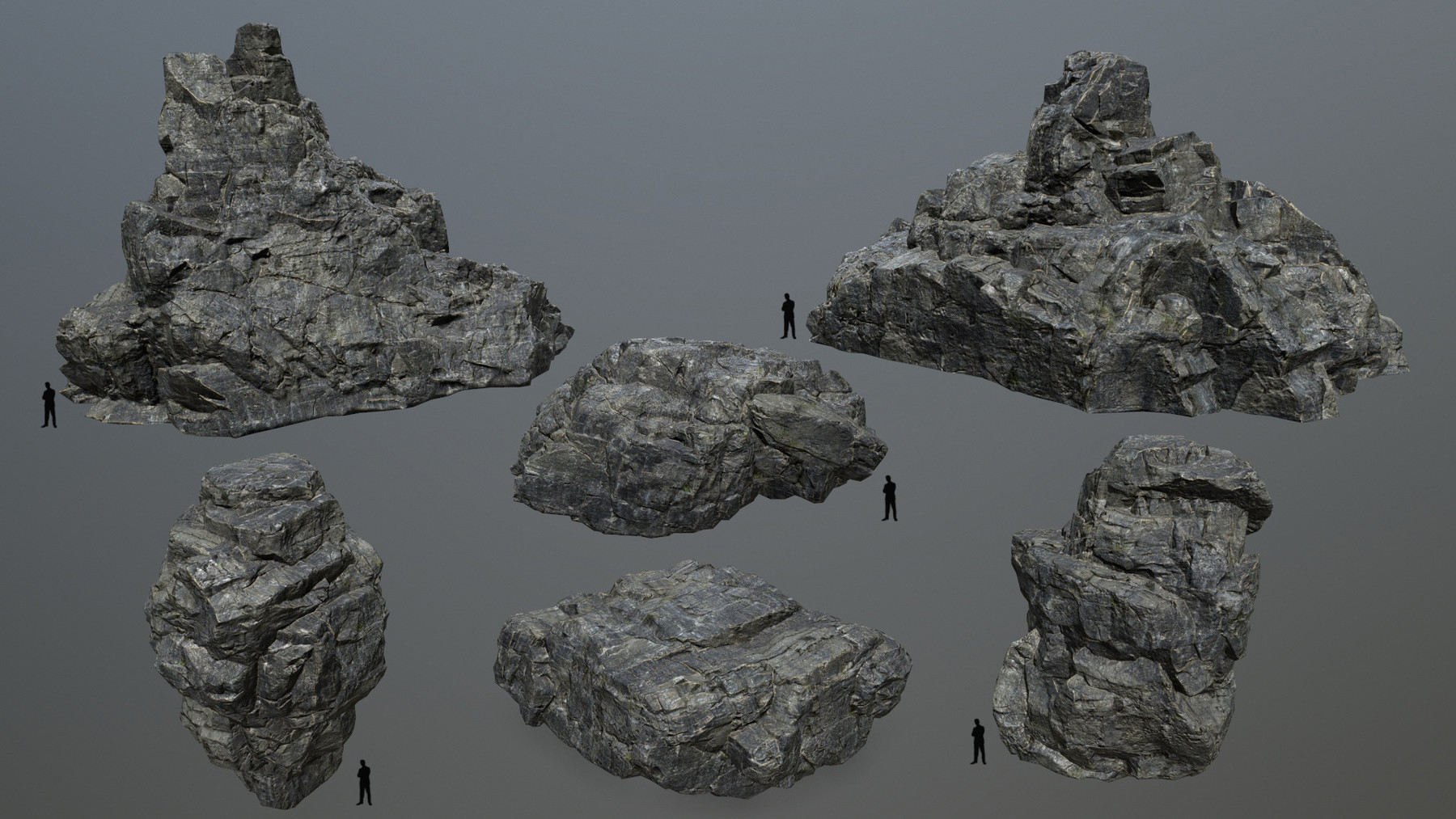 ArtStation - cliff rocks set | Game Assets