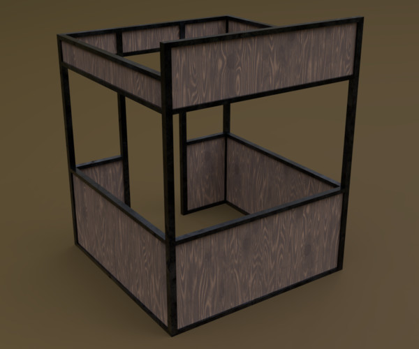 ArtStation - Stall stand Set 4M1T 04 R | Resources