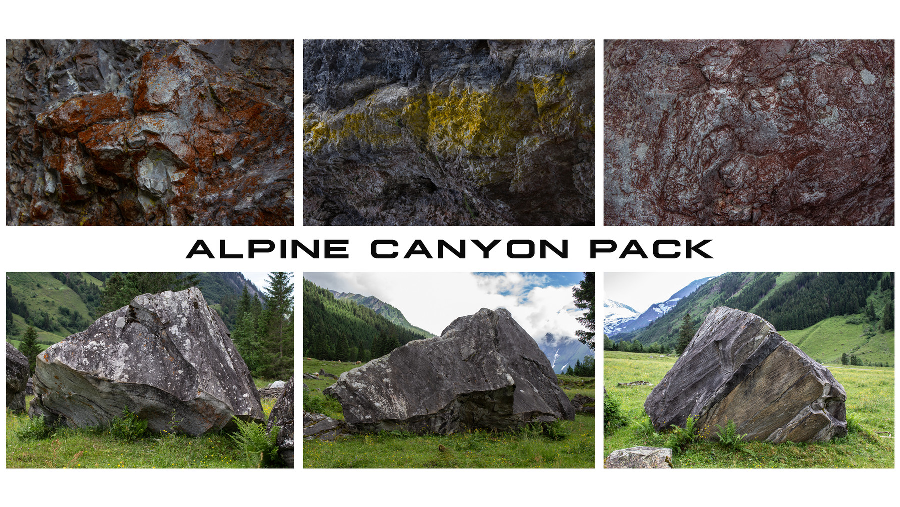 ArtStation - ALPINE CANYON REFERENCE PACK | Resources