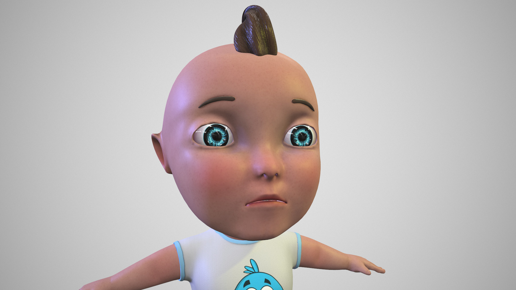 ArtStation - Cartoon Baby 3D model | Resources