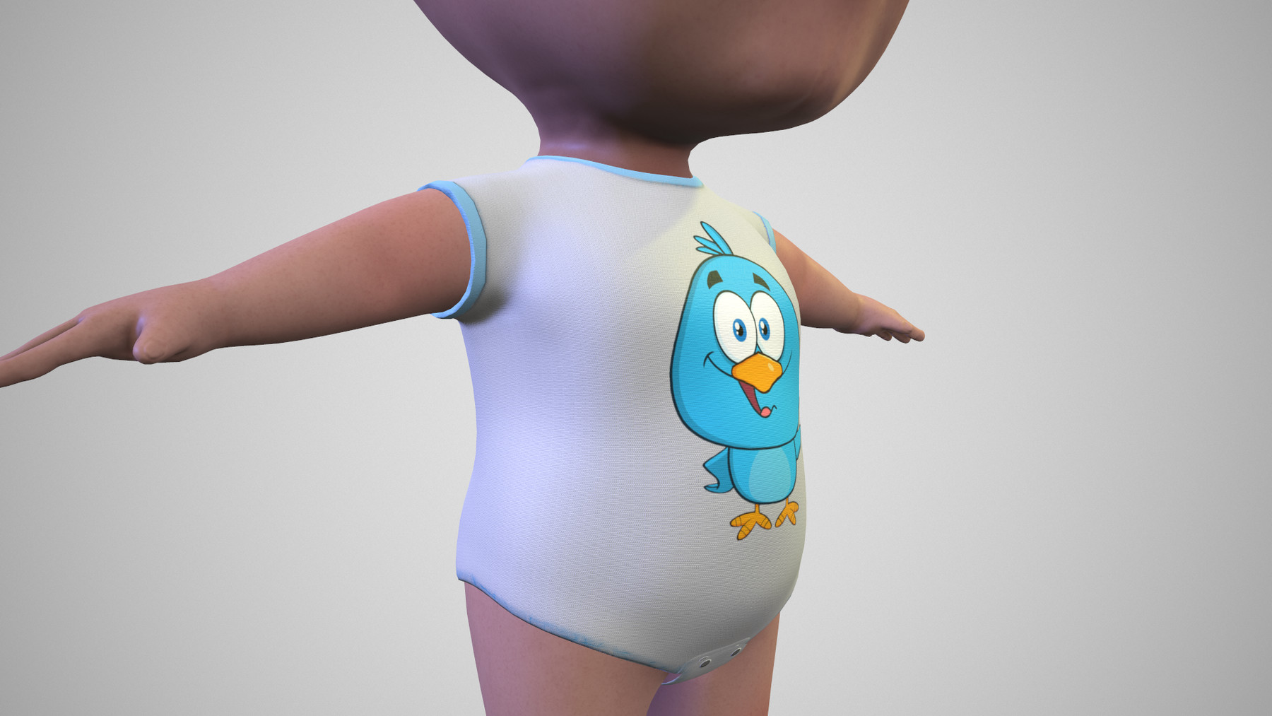 ArtStation - Cartoon Baby 3D model | Resources