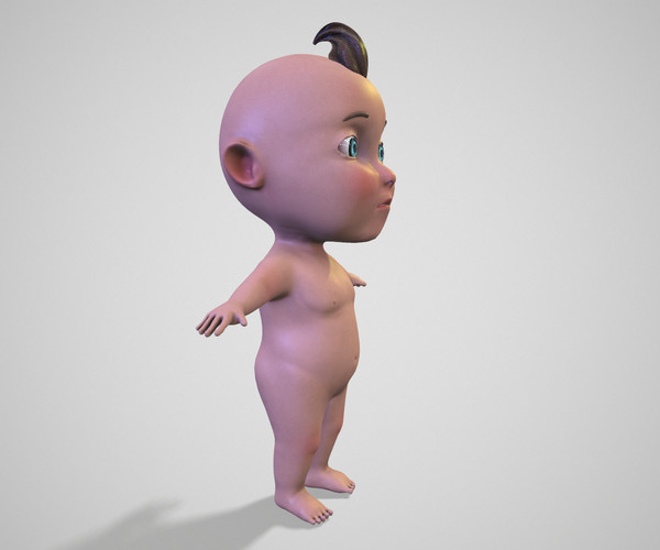 ArtStation - Cartoon Baby 3D model | Resources