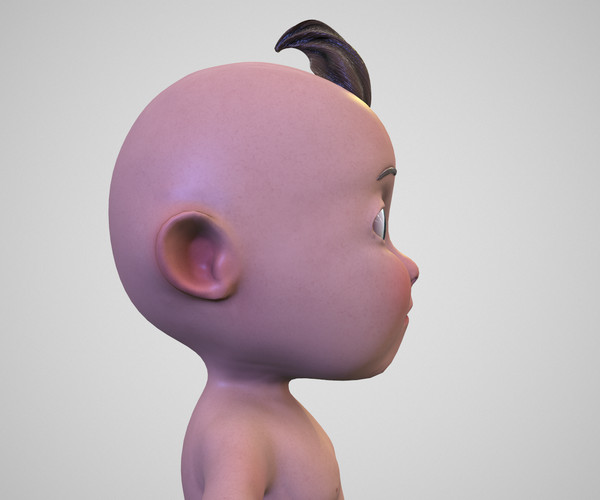 ArtStation - Cartoon Baby 3D model | Resources