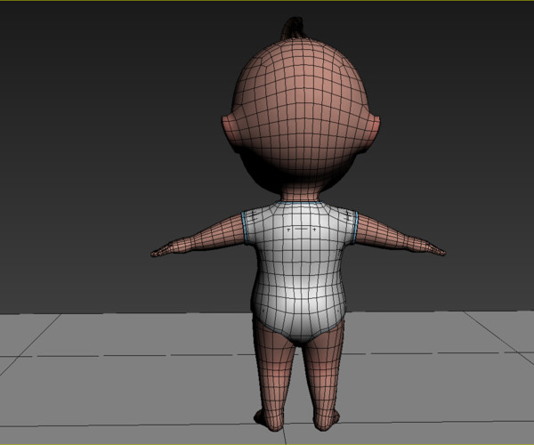ArtStation - Cartoon Baby 3D model | Resources