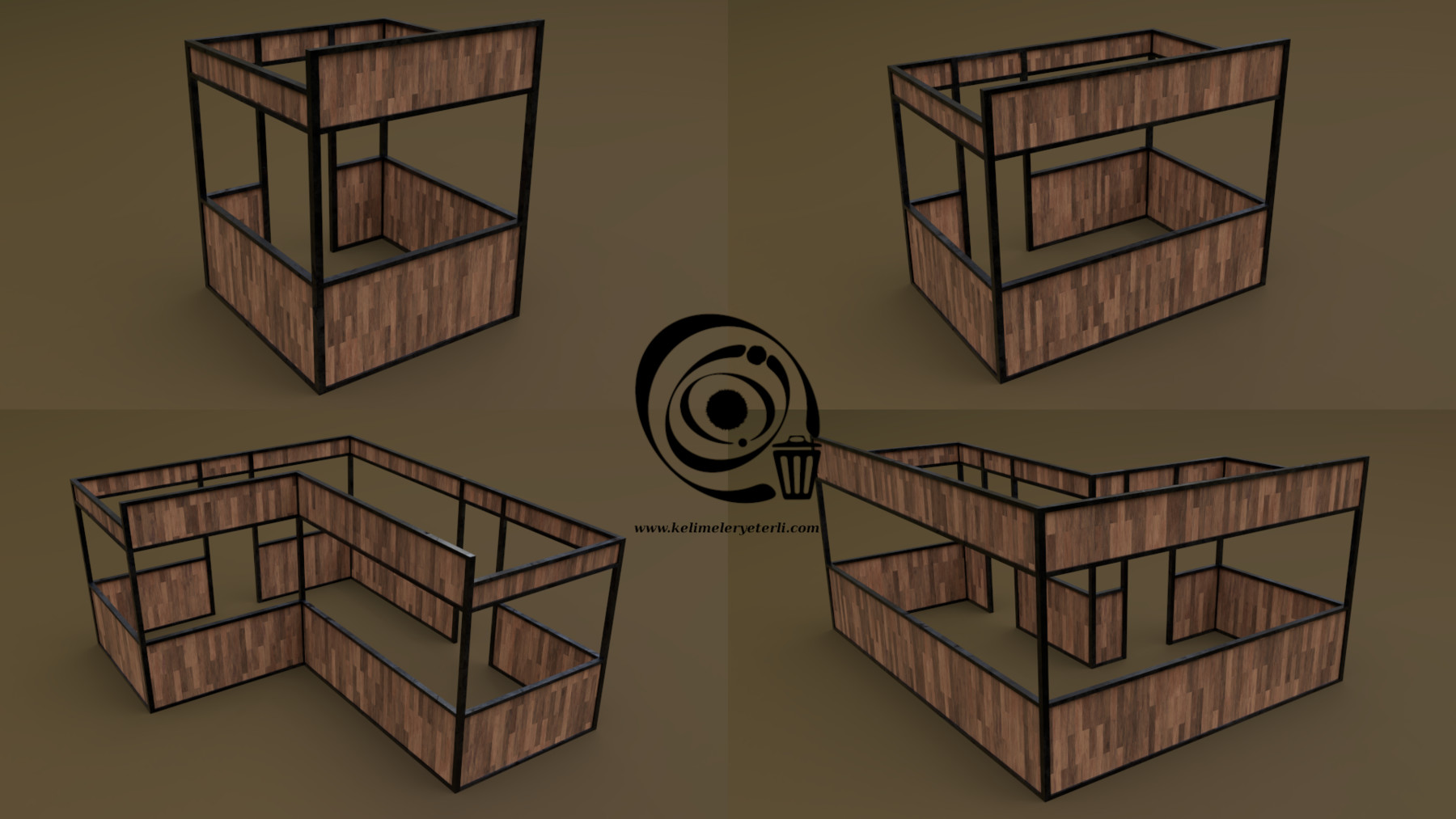 ArtStation - Stall stand Set 16 4M4T 01 R | Resources