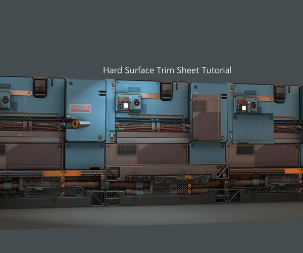 ArtStation - Hard Surface Trim Sheet Tutorial | Tutorials