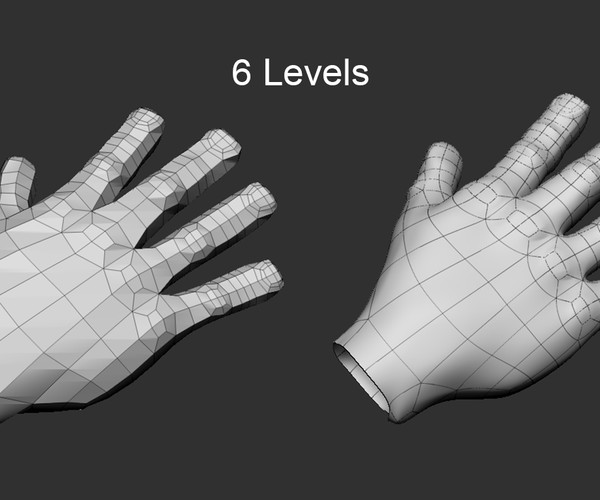 ArtStation - Stylized Cartoon Hand Model | Resources