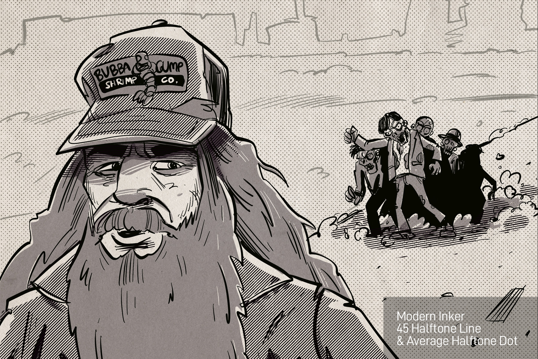 ArtStation - Procreate Vintage Comic Ink Brushes | Brushes