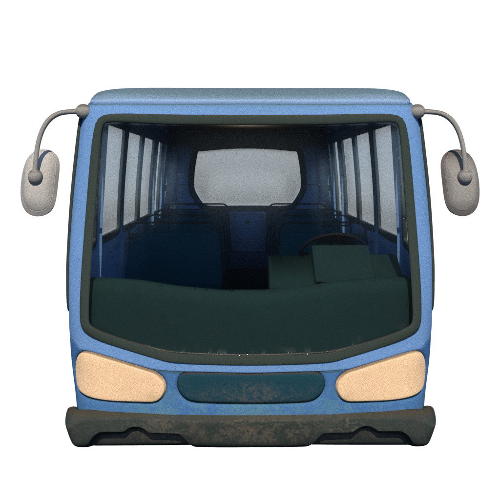 ArtStation - Cartoon Bus | Resources