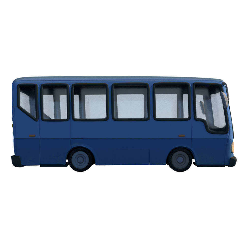 ArtStation - Cartoon Bus | Resources