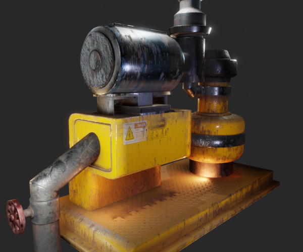 ArtStation - Pump Machine 3D Model | Resources