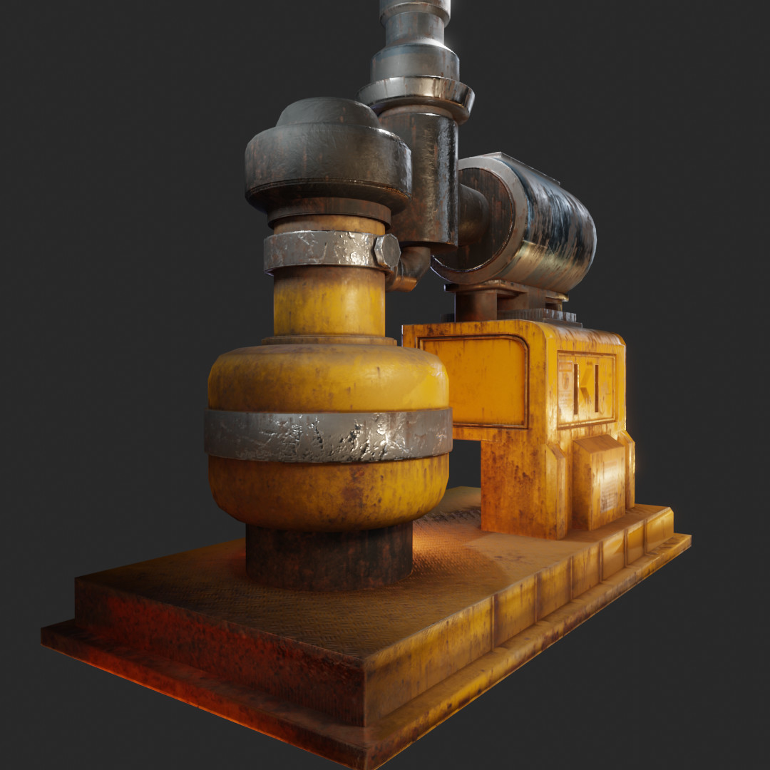 ArtStation - Pump Machine 3D Model | Resources