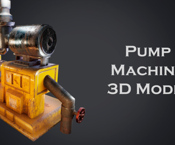 ArtStation - Pump Machine 3D Model | Resources
