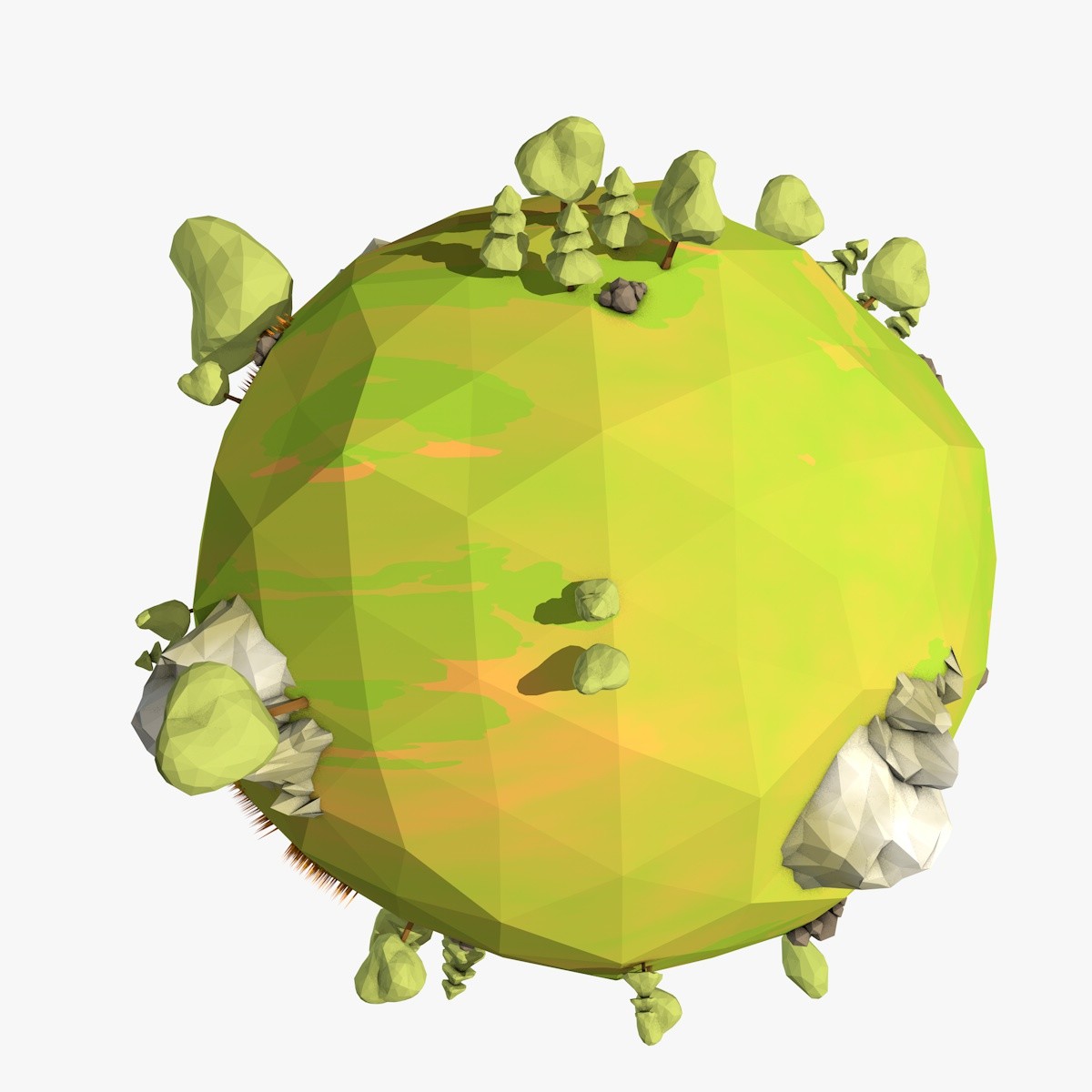 ArtStation - Cartoon Planet Low Poly | Resources