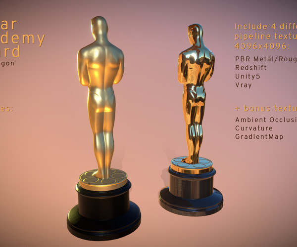 ArtStation - Oscar Academy Award - Low Polygon | Game Assets