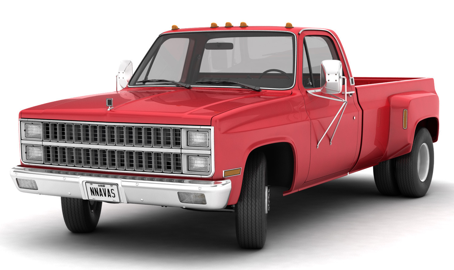 ArtStation - VINTAGE DUALLY PICKUP TRUCK 2 | Game Assets