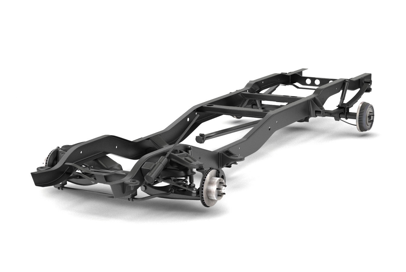 ArtStation - VINTAGE 2WD PICKUP TRUCK CHASSIS | Game Assets