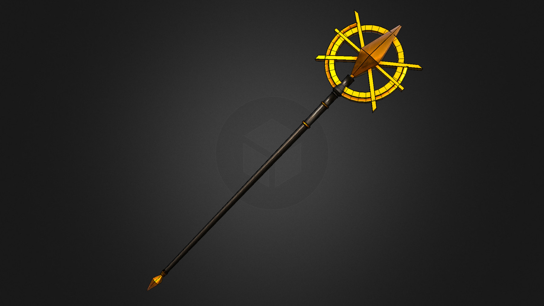 ArtStation - Magic Staff "Golden X" | Resources