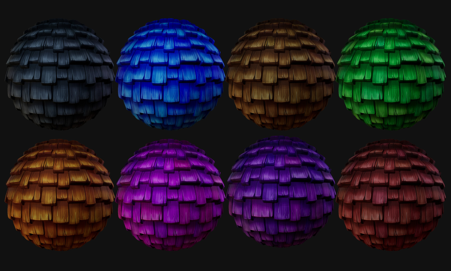 ArtStation - Hand Painted Stylized Tile Material - Straight | Game Assets