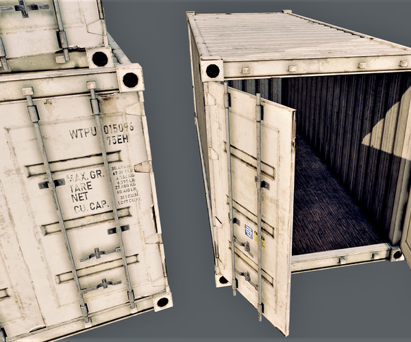ArtStation - Enterable Shipping Containers - PBR | Game Assets