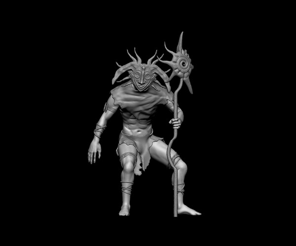 ArtStation - Shaman- Spirit Whisperer | Game Assets