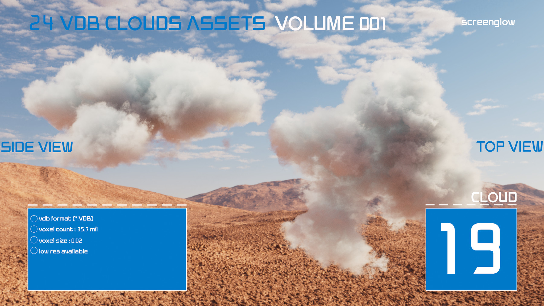 ArtStation - VDB Clouds Volume 1 | Resources