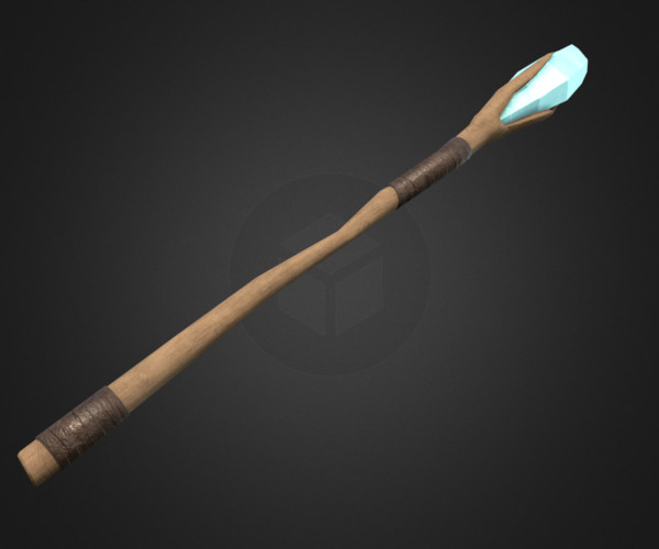 ArtStation - Magic Staff "Cold Night" | Resources