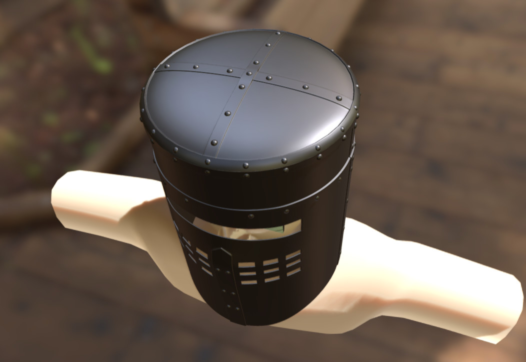 ArtStation - Monty Python's Black Knight Helmet - 3D Printable Files ...
