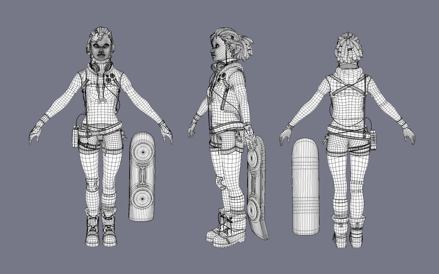 ArtStation - Nova | Posed 3D Model | Game Assets