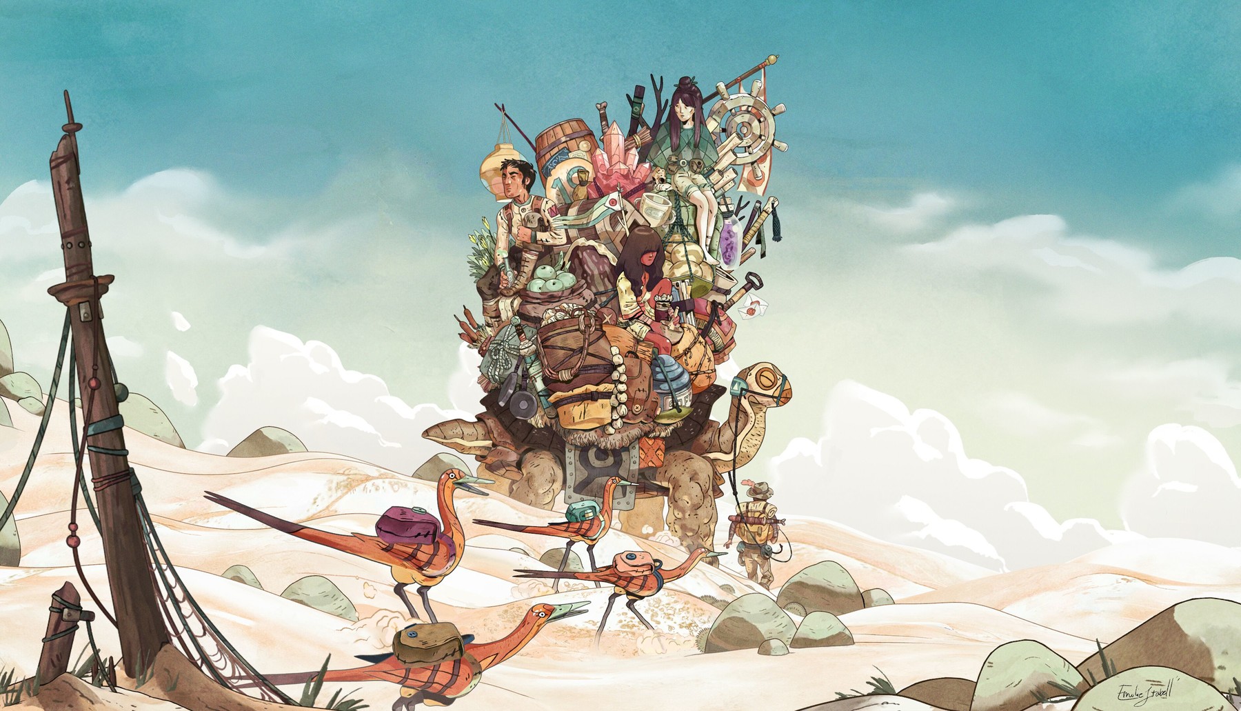 ArtStation - Creating a 3D Illustration | Modelling & Texturing | Tutorials