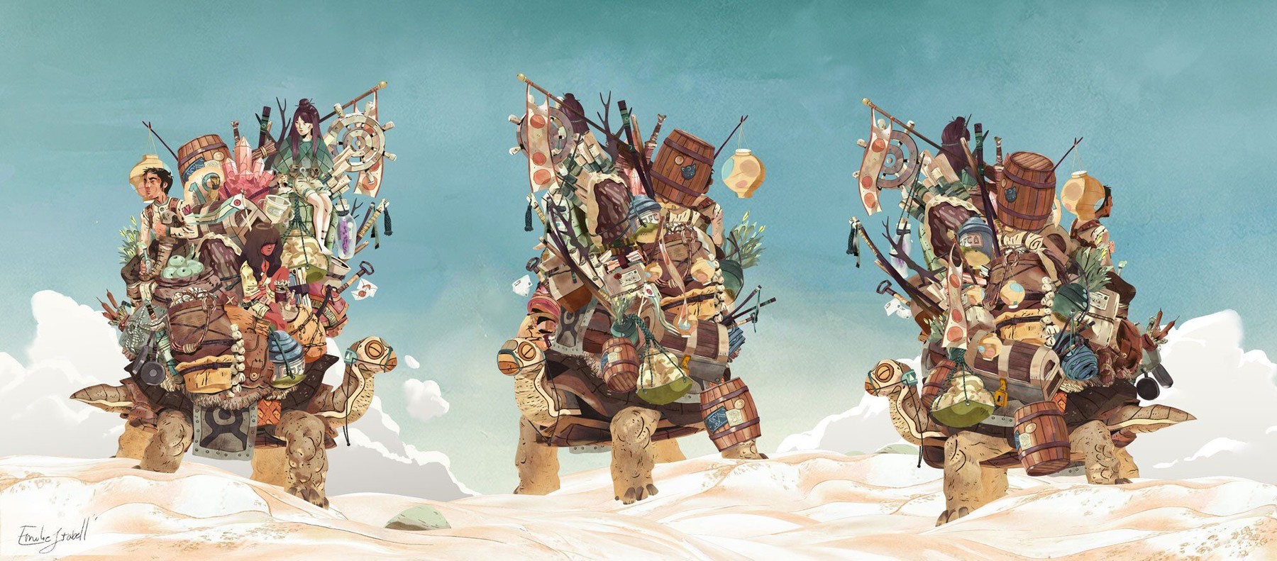 ArtStation - Creating a 3D Illustration | Modelling & Texturing | Tutorials