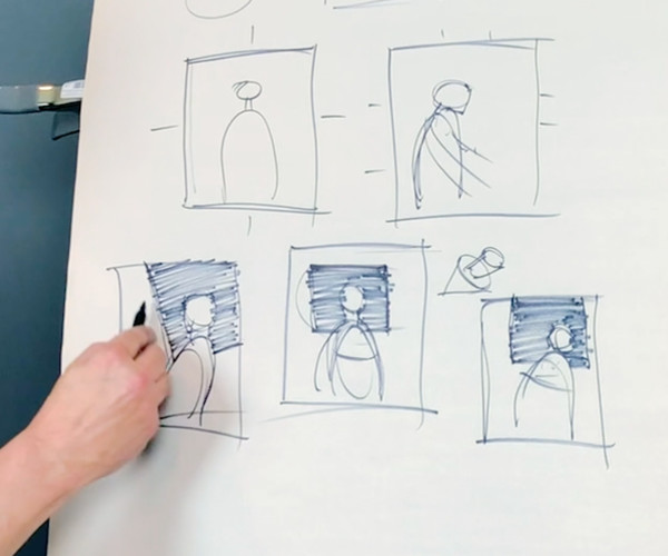 ArtStation - Graphic design for portraits: framing the head | Tutorials