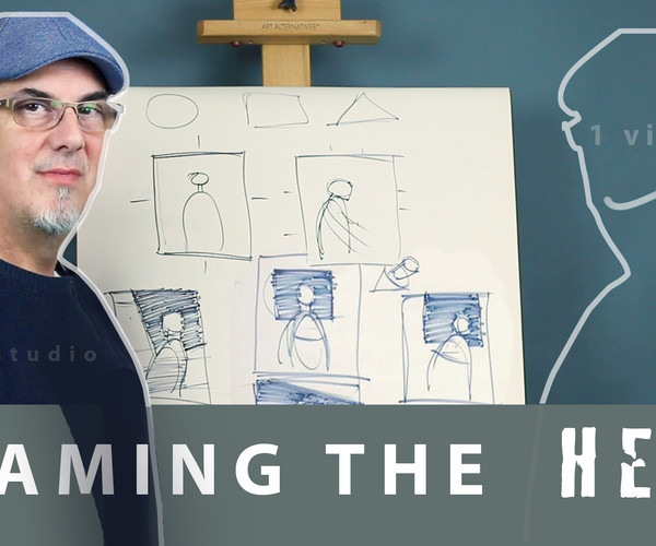 ArtStation - Graphic design for portraits: framing the head | Tutorials