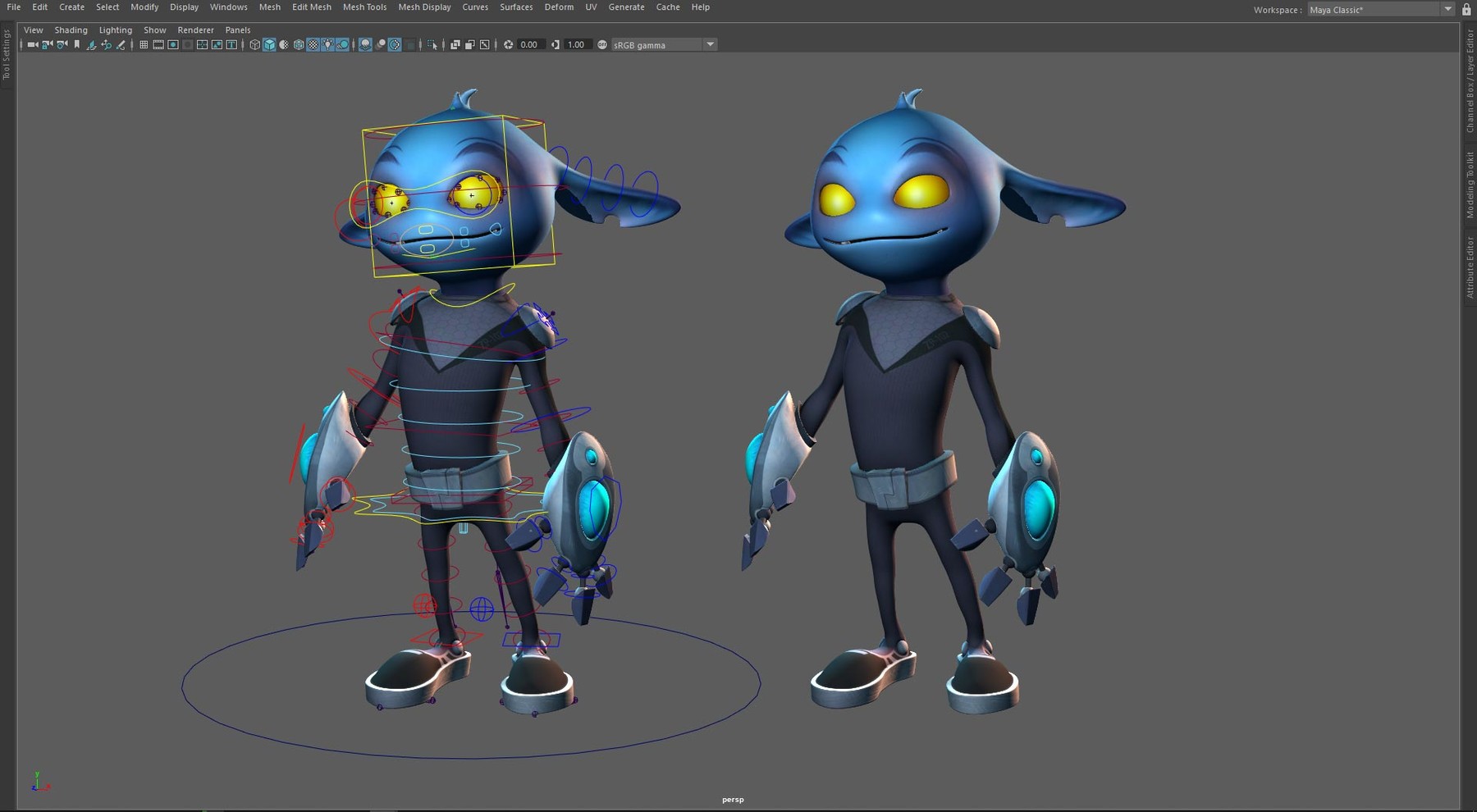 ArtStation - Alien Character | Full Rig | Resources