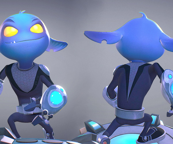 ArtStation - Alien Character | Full Rig | Resources