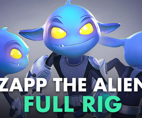 ArtStation - Alien Character | Full Rig | Resources