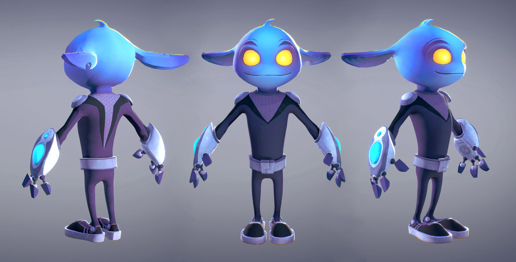 ArtStation - Alien Character | A-pose | Game Assets