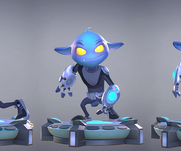 ArtStation - Alien Character | A-pose | Game Assets