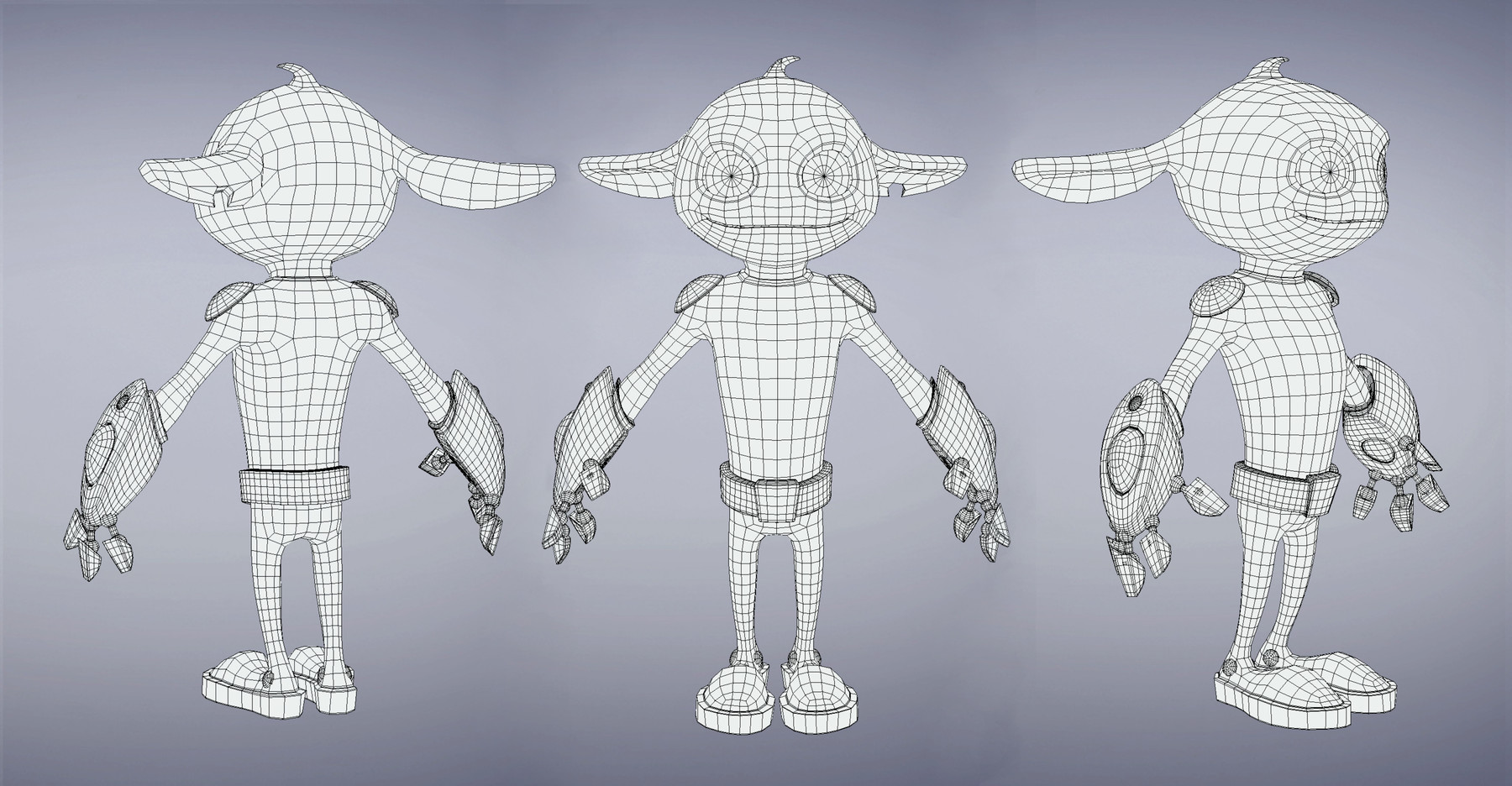 ArtStation - Alien Character | A-pose | Game Assets