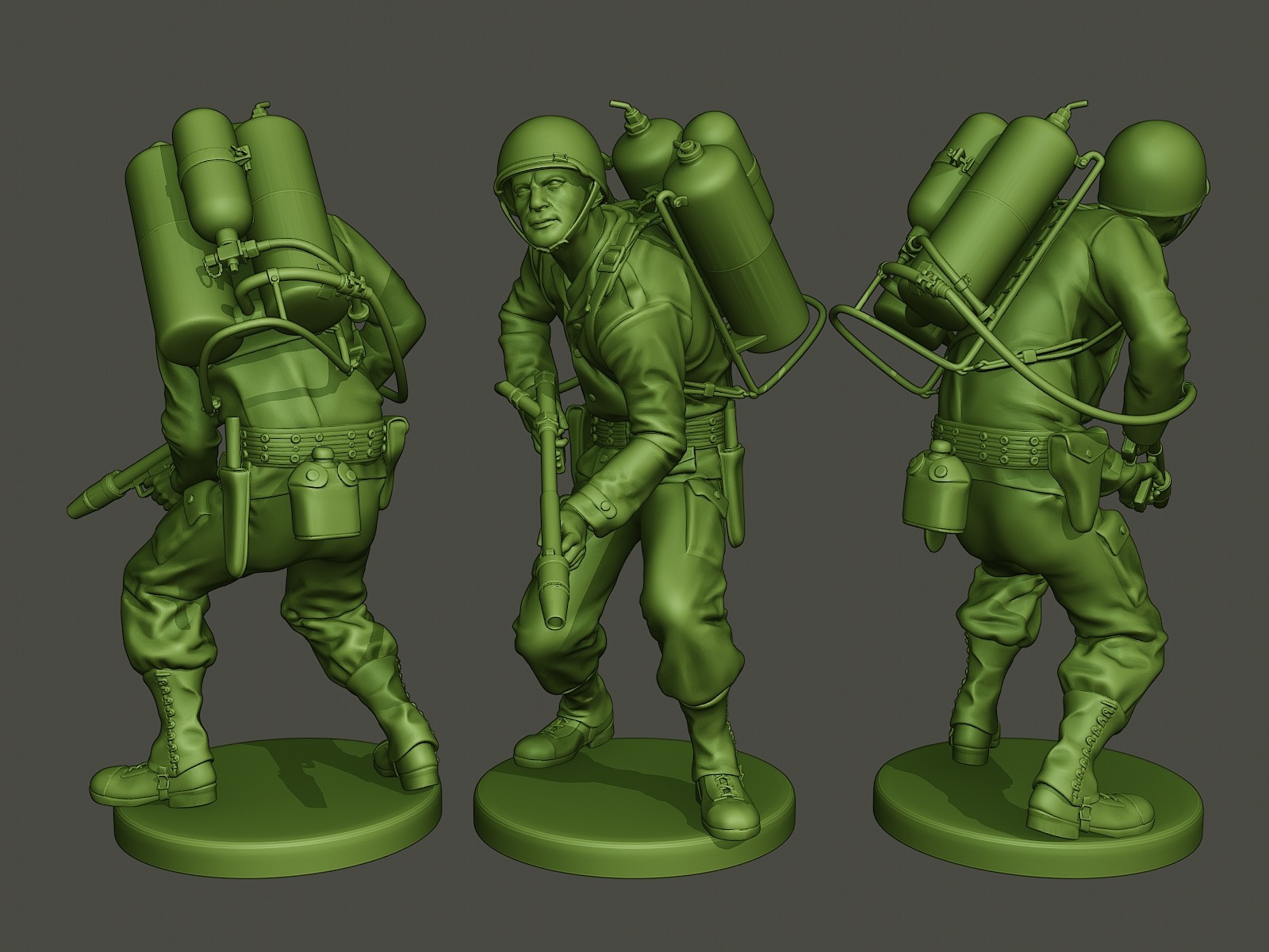 ArtStation - American soldiers ww2 Bundle Pack | Resources